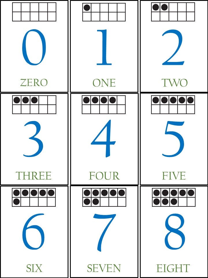 Numbers 1-20 BINGO and Memory Game Cards - Etsy