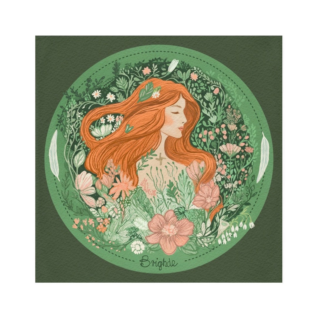 Goddess Brighde, Brigit, Brigid, Bridie, Bridget, Bridgit Altar Cloth ...