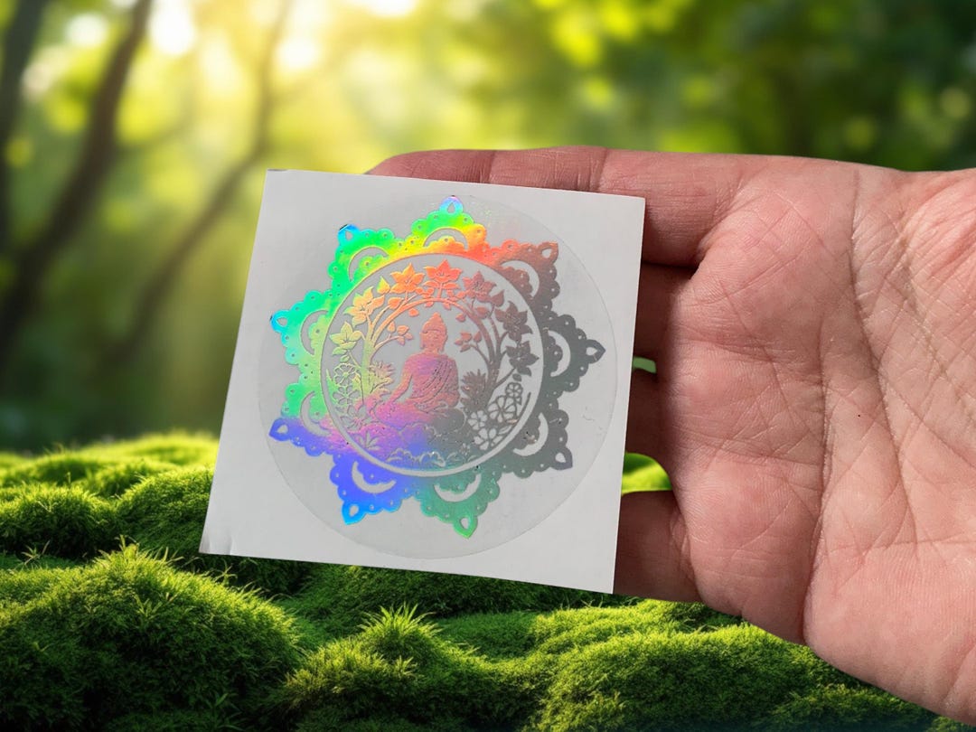 Buddha Enlightenment Mandala Sticker Sacred Geometry Sticker Healing ...