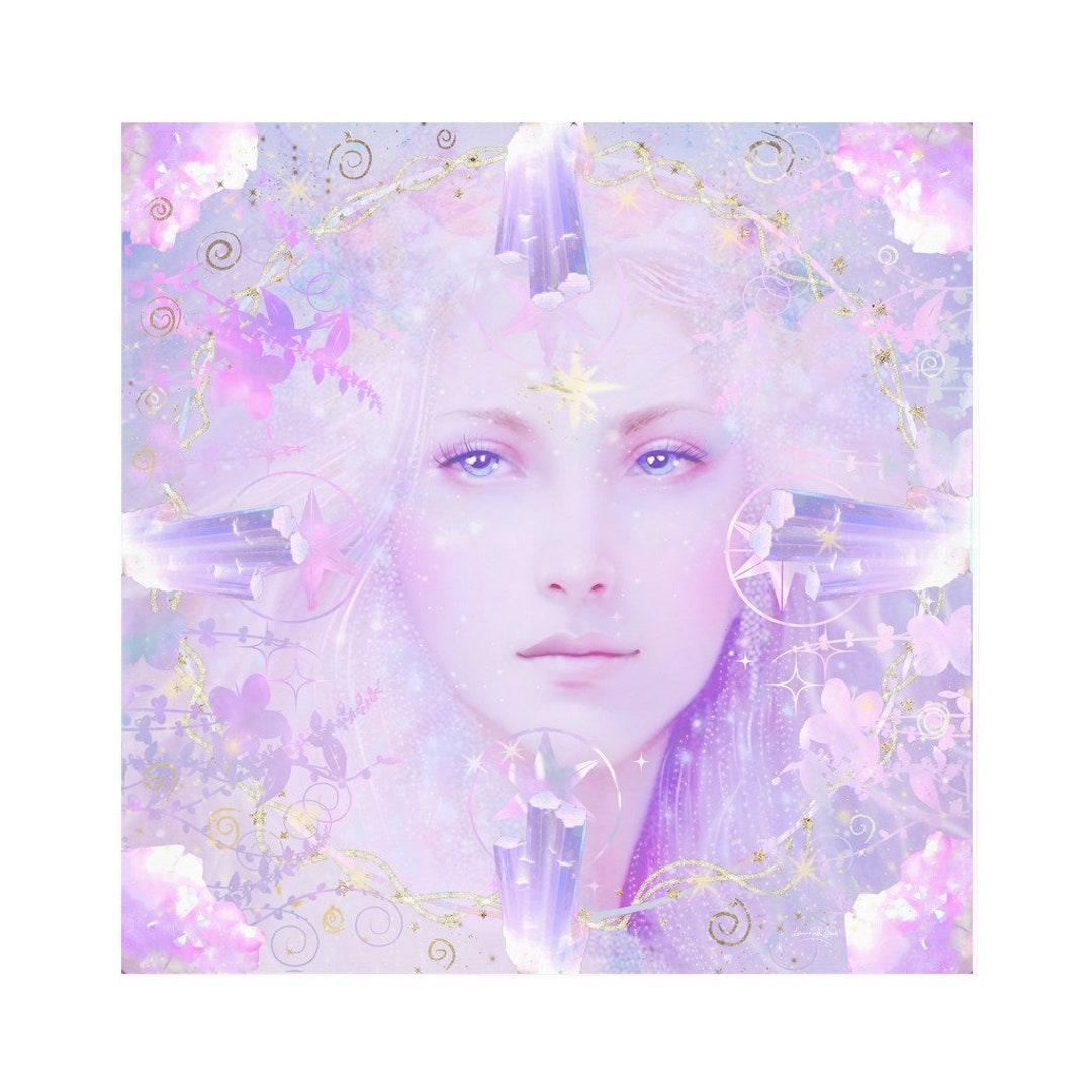 Altar Cloth, Ascended Master Lady Portia Bandana, Altar Cloth/ Crystal ...
