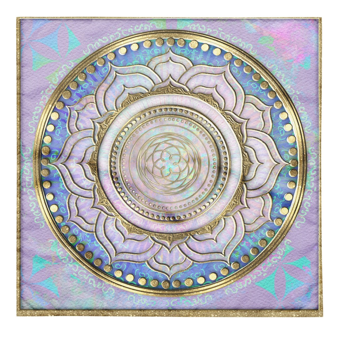 Pastel Mandala Altar Cloth: Light Language Tarot Wrap - Etsy