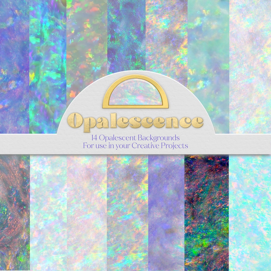 14 Opalescent Background PNG Files, Digital Download - Etsy