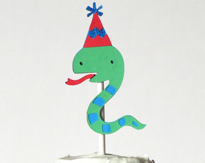 Snake Cupcake Toppers Set of 12 - Etsy