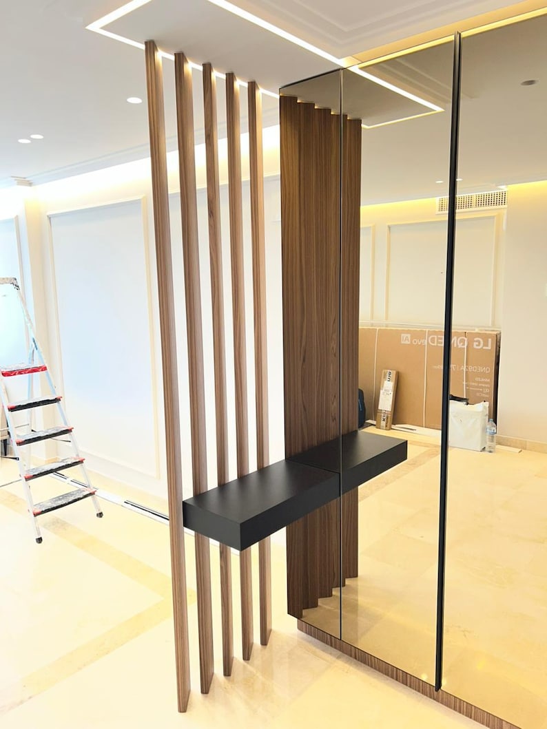 Room Divider Rotating Slat Architectural Wood Partition - Etsy Ireland
