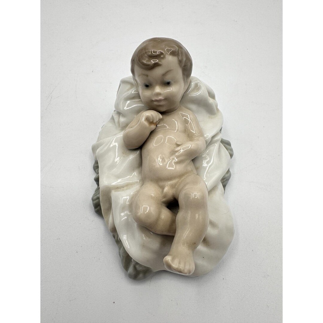 Lladro Nativity Scene Baby Jesus Figurine 1981 Retired Handmade Spain ...