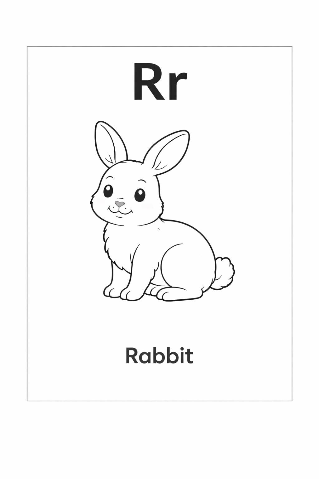 Animal Alphabet Coloring Pages Printable, A-Z ABC Coloring Book for ...