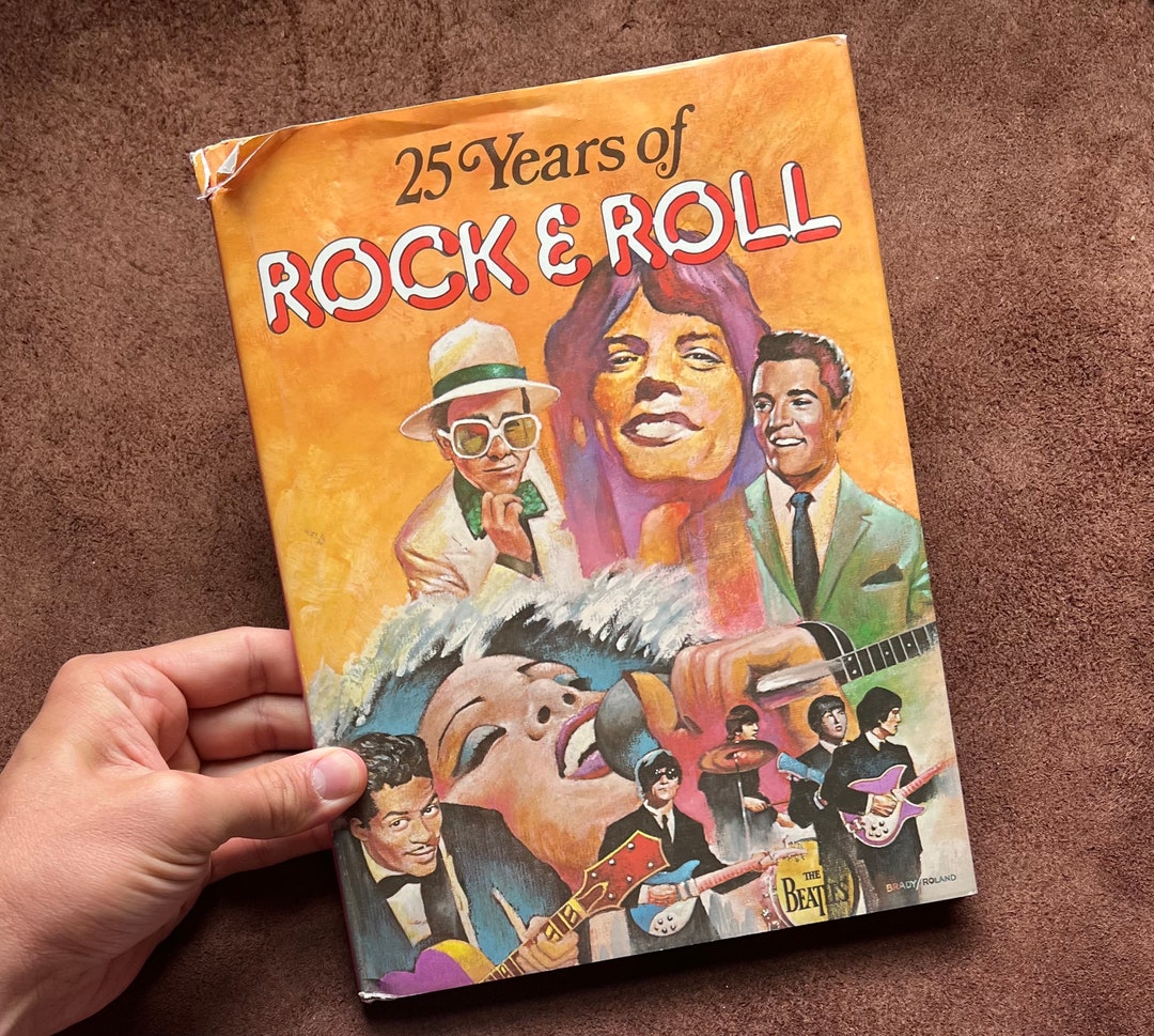 25 Years of ROCK & ROLL Vintage 1970s Hardcover Book - Etsy