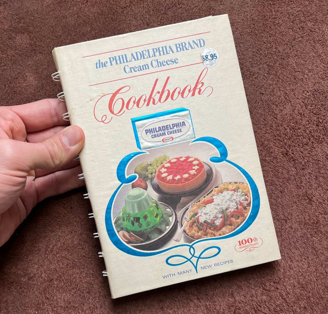 Vintage 70s 80s the Philadelphia Brand Cream Cheese Cookbook - Etsy