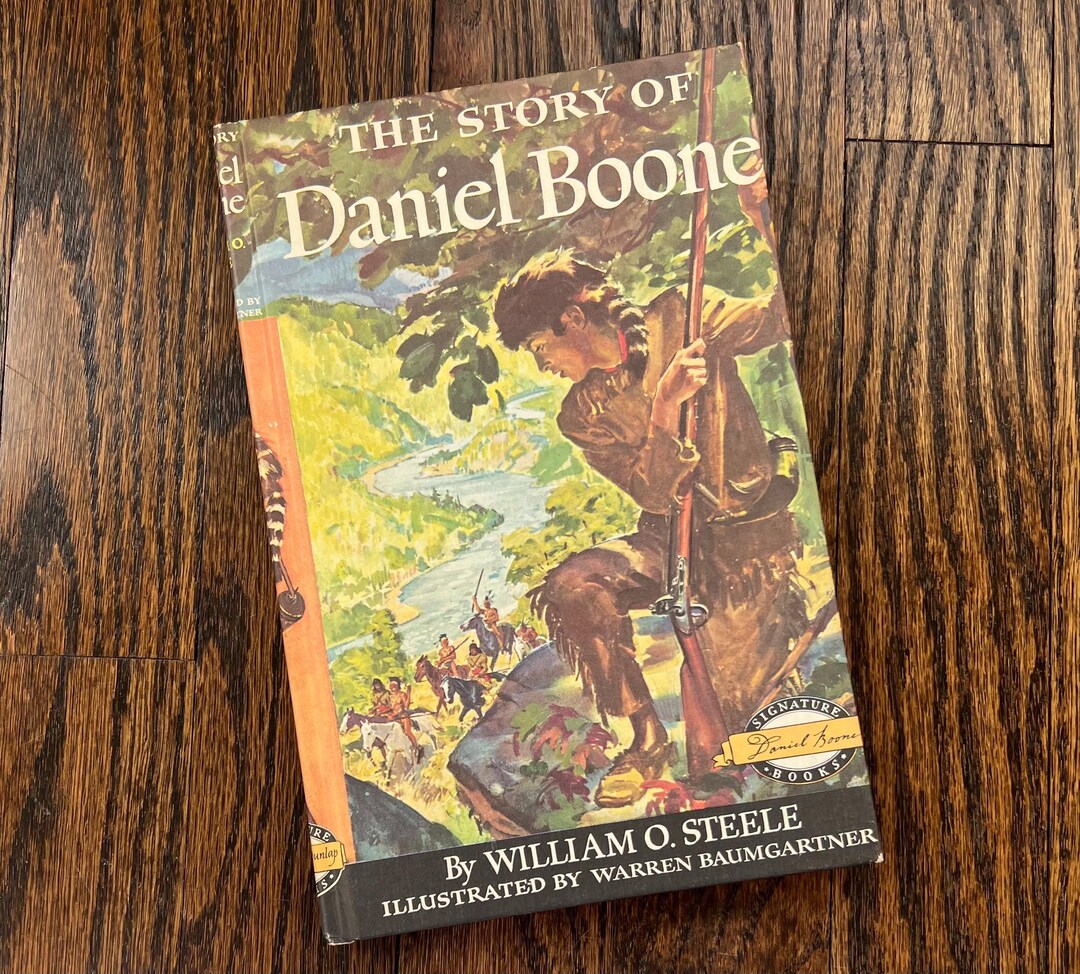 The Story of DANIEL BOONE - 1950s Hardcover Book - Etsy