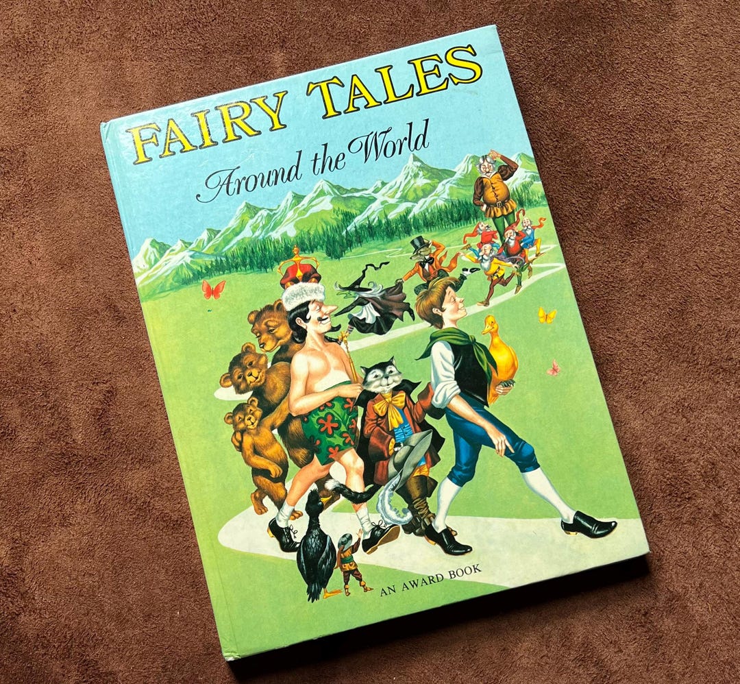 FAIRY TALES Around the World - Vintage Big Childrens Book - Etsy