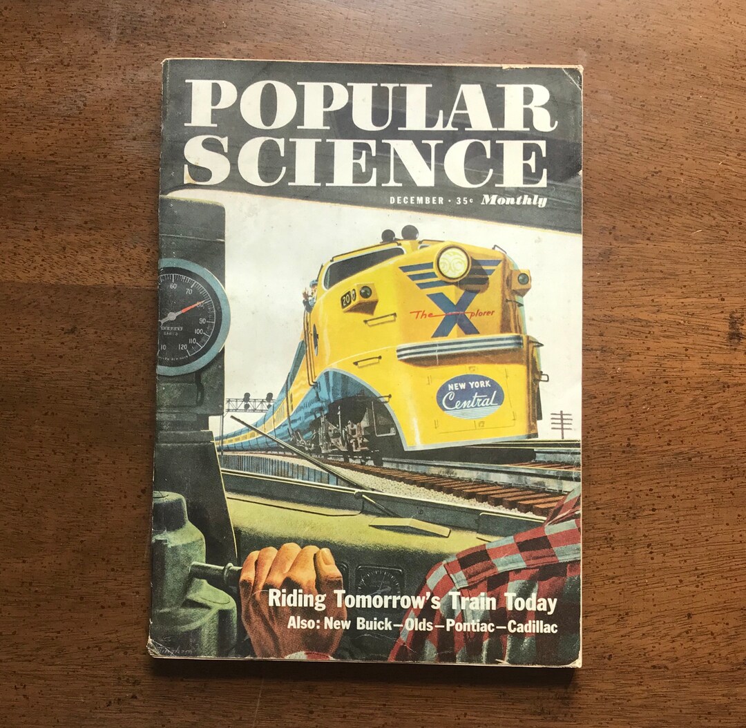 Vintage 50s POPULAR MECHANICS Magazine December 1956 - Etsy