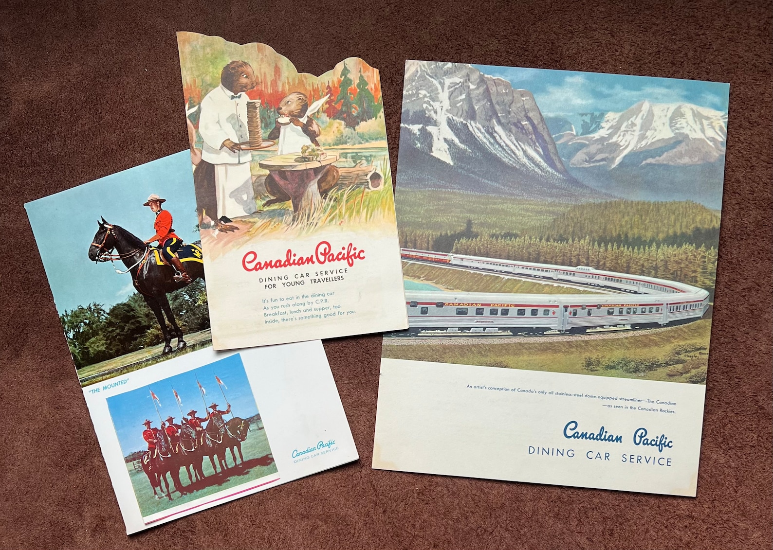 Vintage 1960s Canadian Pacific Railway Dining Car Menus - Etsy
