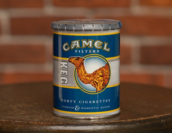 Vintage CAMEL Cigarette Tin - Etsy