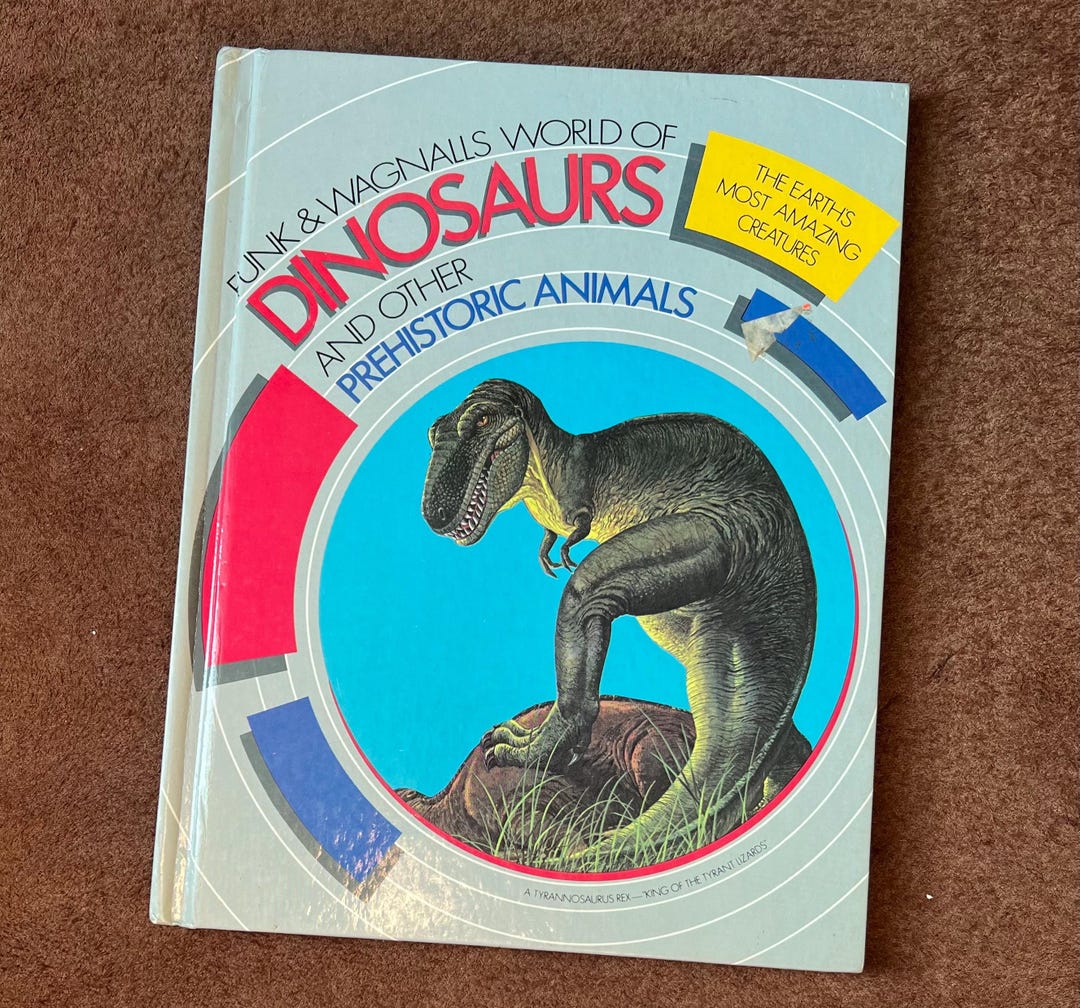 World of Dinosaurs and Other Prehistoric Animals - Vintage 1980s Hard ...