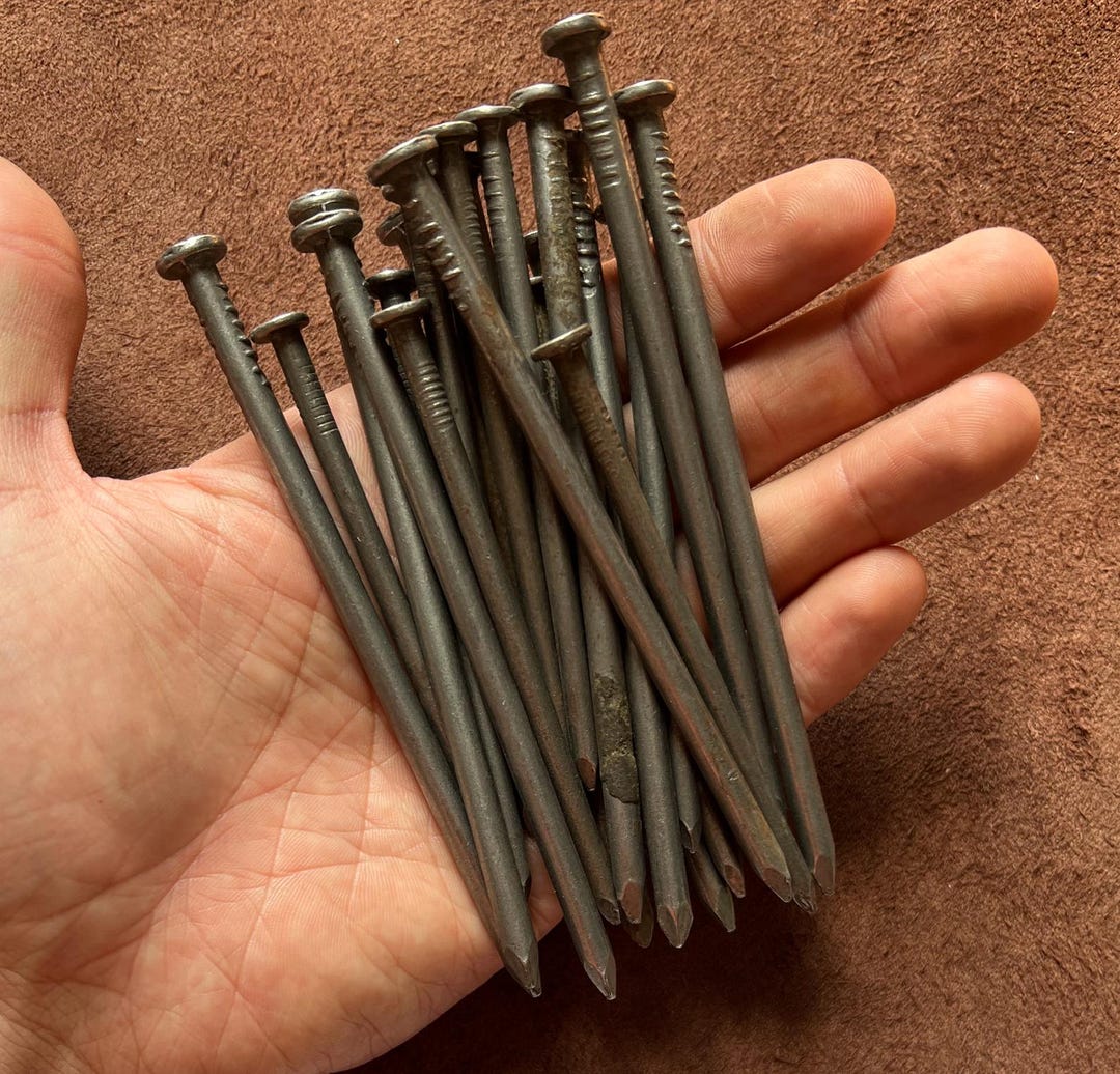 Vintage Large Construction Nail Spikes - 22 Nails - Etsy