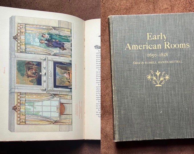 Awesome 1930s Book - EARLY AMERICAN ROOMS 1650-1858 - Etsy