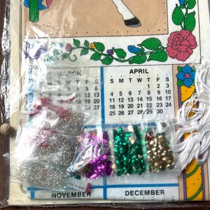 Vintage 90s “jeweled” 1993 Calendar Kit - BUCILLA - Etsy