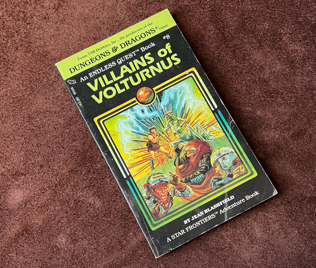 Vinage Dungeons & Dragons Book - VILLIANS of VOLTURNUS - Etsy