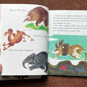 70s 80s Little Golden Books Saggy Baggy Elephant and Tawny Scrawny Lion ...