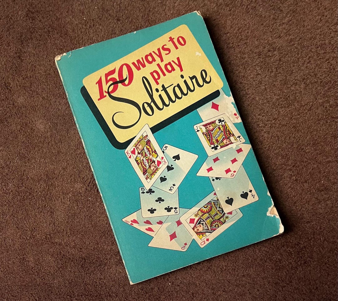 1950s Book 150 Ways to Play Solitaire - Etsy