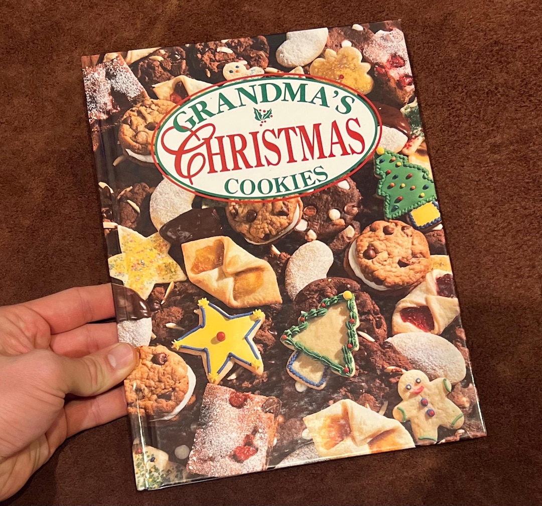 GRANDMA‘S CHRISTMAS COOKIES - Vintage 90s Hard Cover Cookbook - Etsy