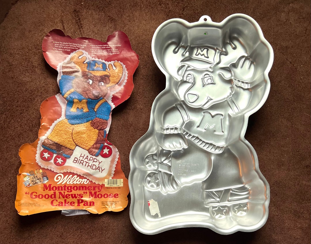 Vintage MONTGOMERY MOOSE Cake Pan - Get Along Gang - Wilton - Etsy