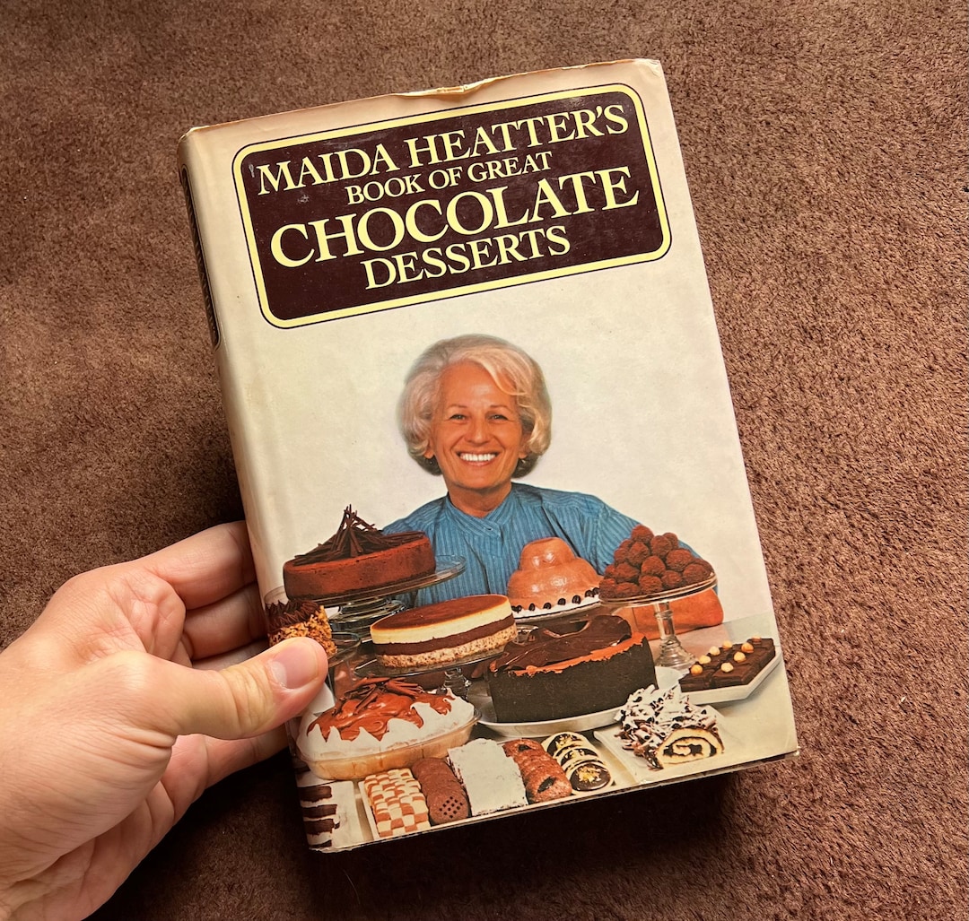 Book of GREAT CHOCOLATE DESSERTS - 70s 80s Hardcover Cookbook - Etsy