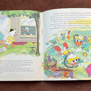 Vintage 70s Donald Duck and the Magic Mailbox Paperback Book - Etsy