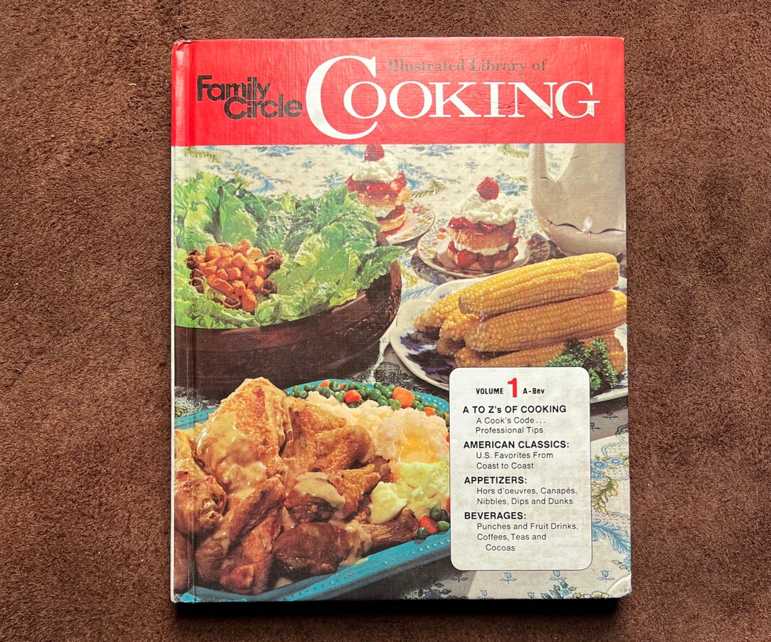70s Family Circle Illustrated Library of COOKING - Volume 1 - Etsy