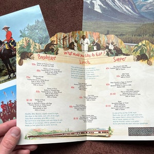 Vintage 1960s Canadian Pacific Railway Dining Car Menus - Etsy