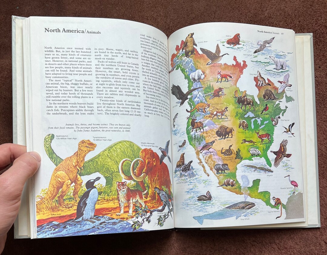 1980s Young Students World Atlas Hardcover Book - Etsy