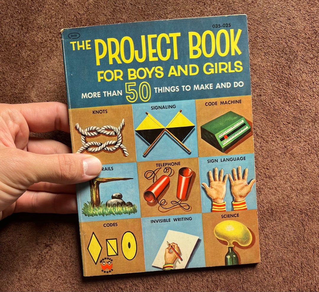 1950s the PROJECT BOOK for Boys and Girls - Etsy