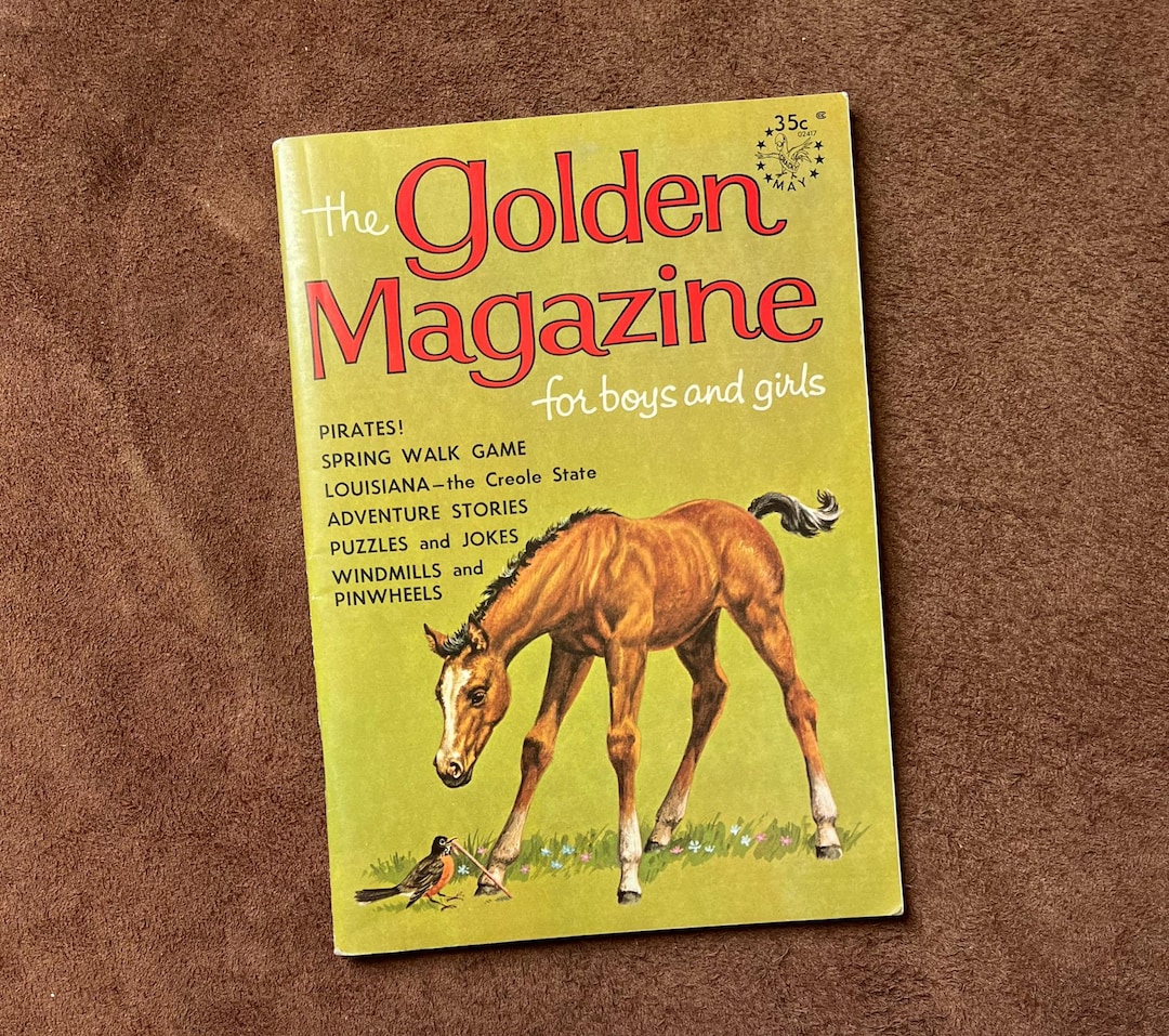 The Golden Magazine for Boys and Girls - 1965 - Etsy