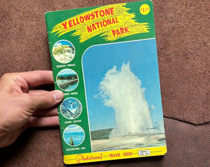 Vintage Yellowstone National Park Travel Guide Booklet - Etsy