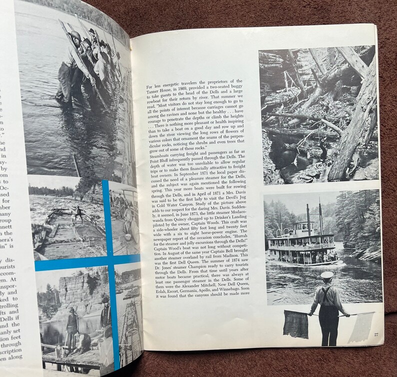 Vintage 1960s Wisconsin Dells Travel Guide Booklet - Etsy UK