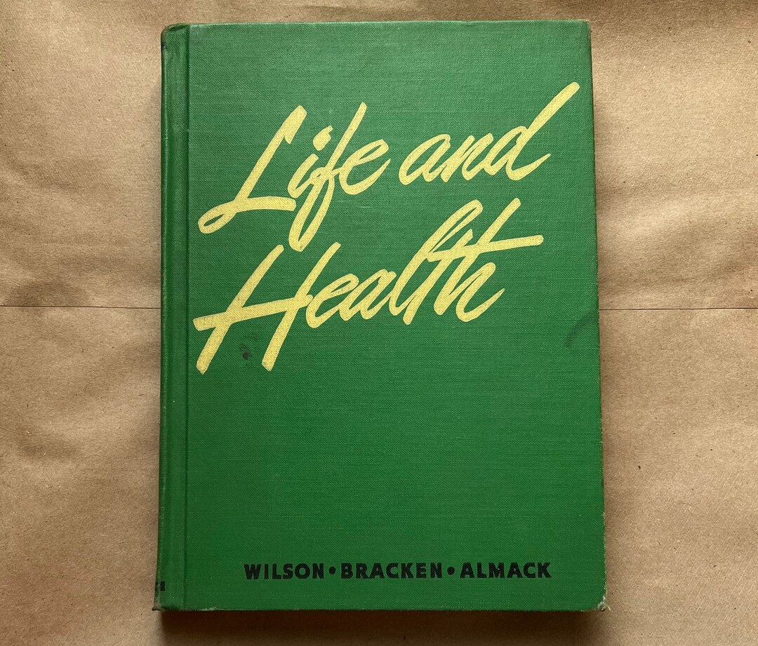 1940s Life and Science Text Book Green Hardcover - Etsy