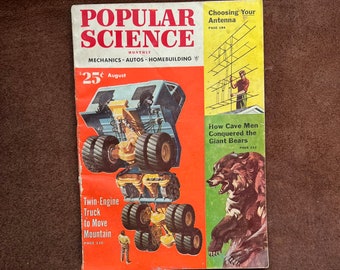 POPULAR SCIENCE MAGAZINE, Circa 1928. Vintage - Etsy