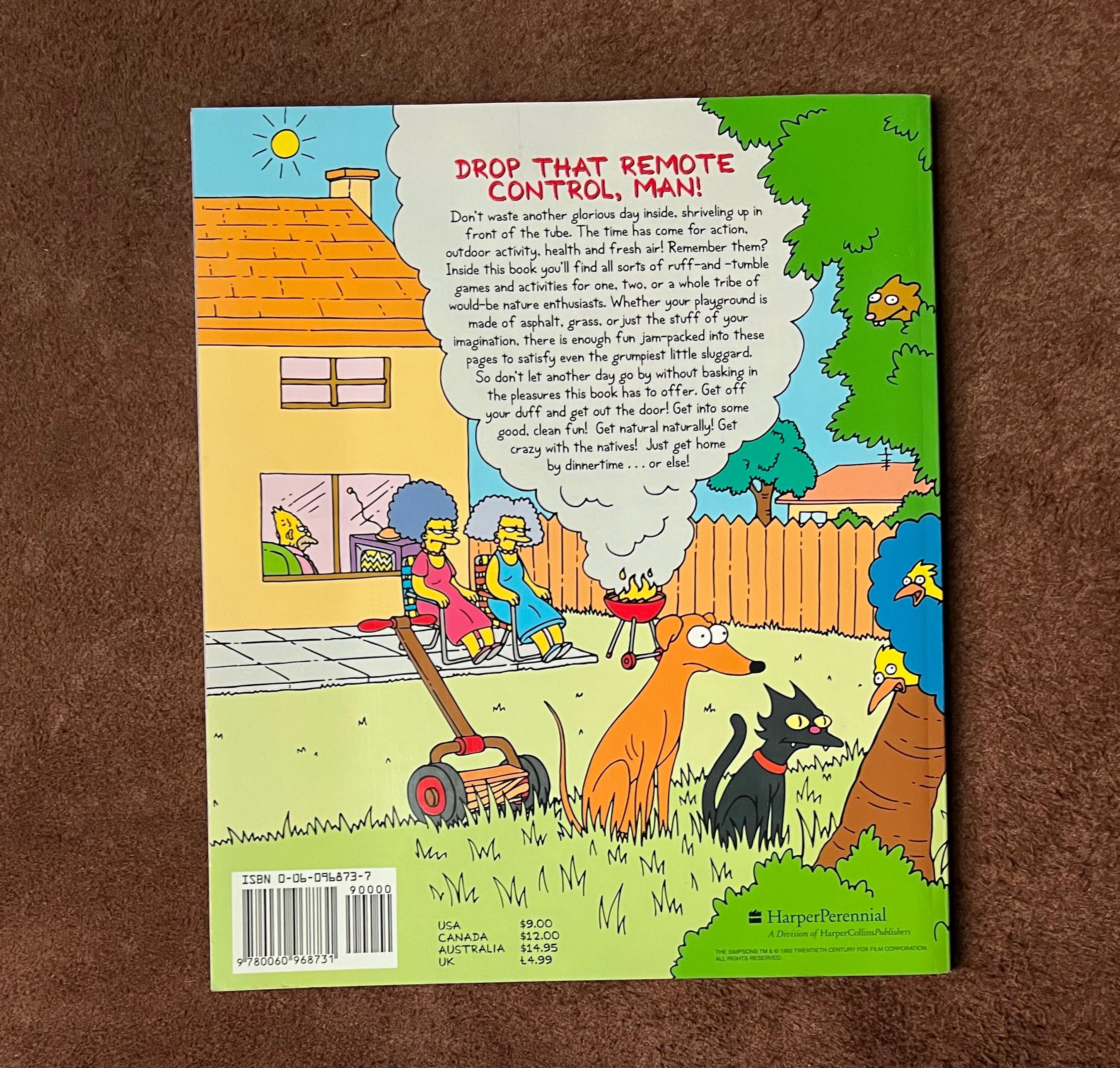 The Simpsons FUN in the SUN Activity Book - Etsy