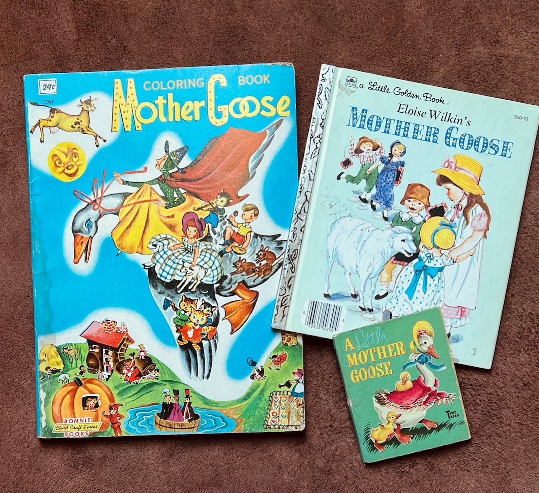Vintage MOTHER GOOSE Collection - Etsy
