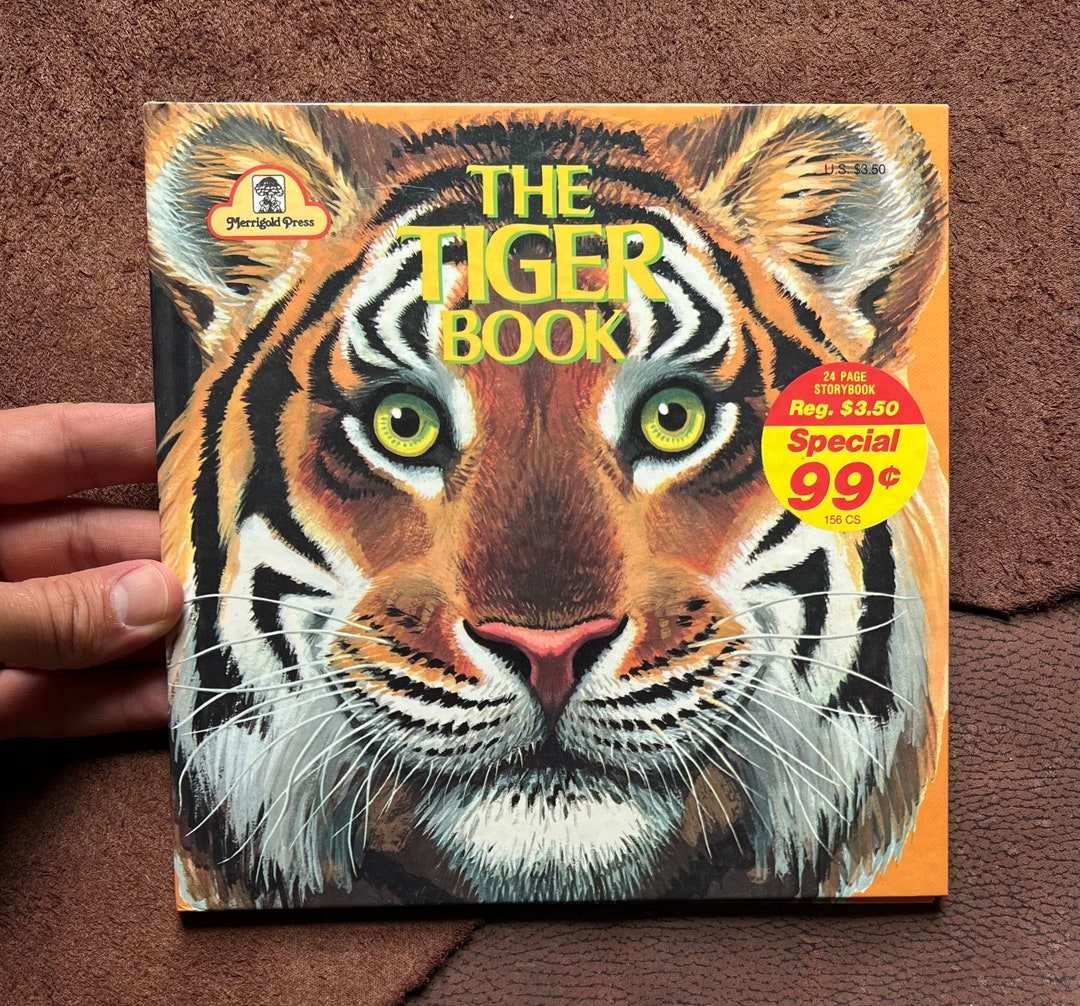 THE TIGER BOOK Vintage Children’s Book - Etsy