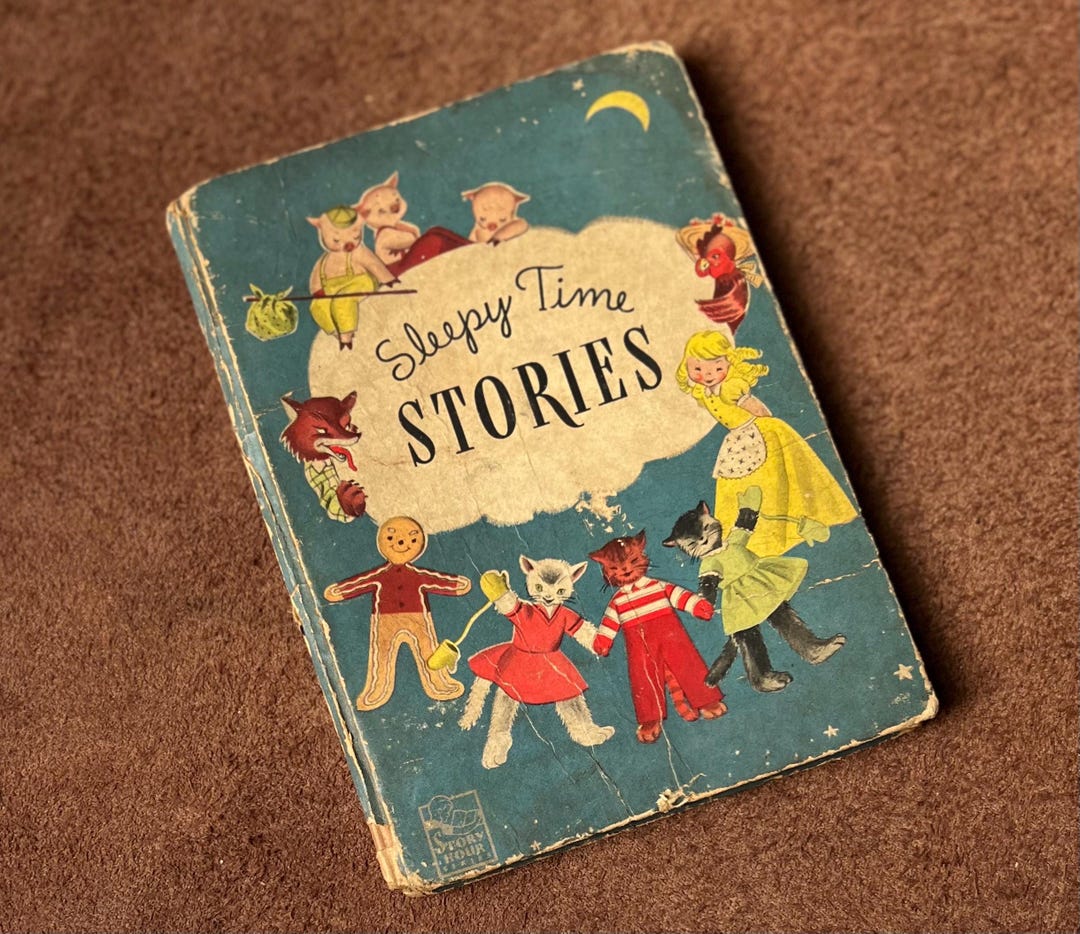 SLEEPY TIME STORIES Vintage 1940s Worn Childrens Book - Etsy