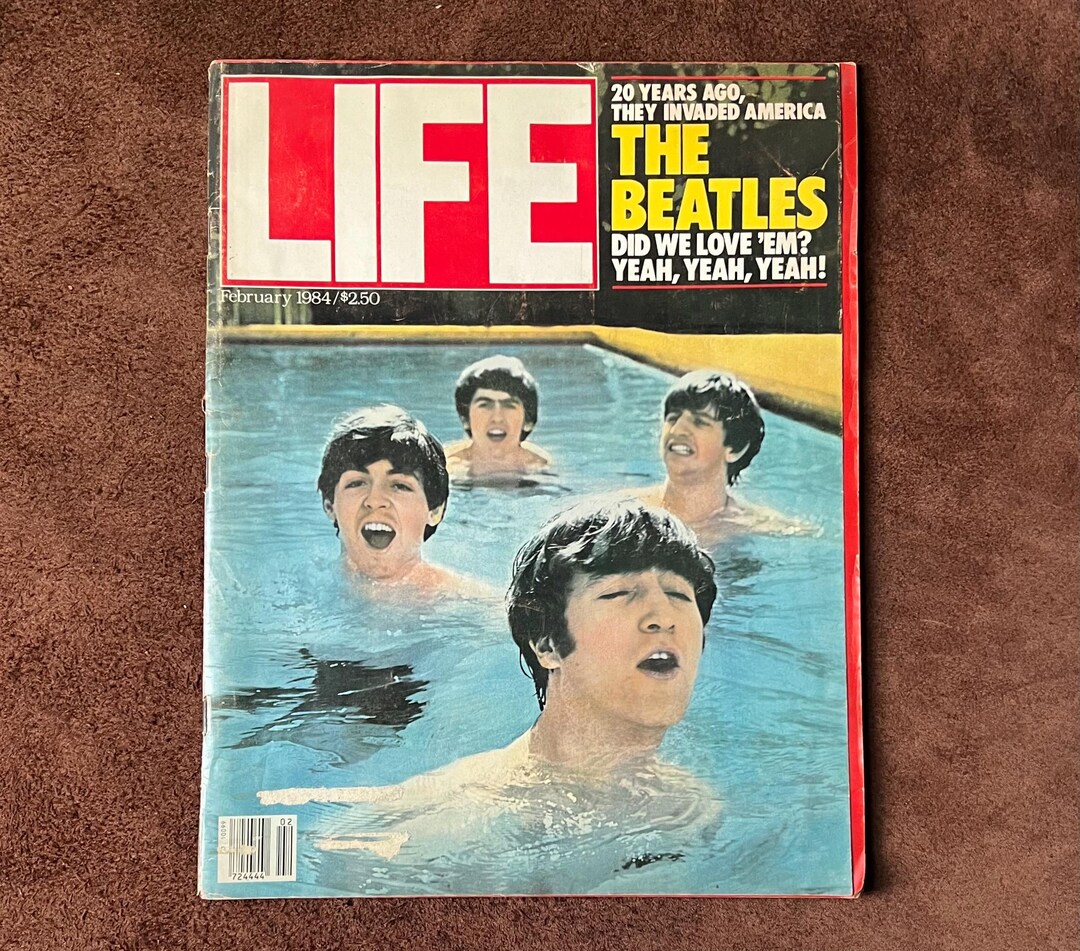 Vintage 80s LIFE Magazine - Beatles Cover - February 1984 - Etsy