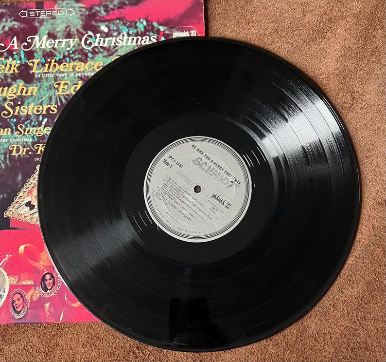 Christmas Vinyl Records - Vintage Collection of 3 - Etsy