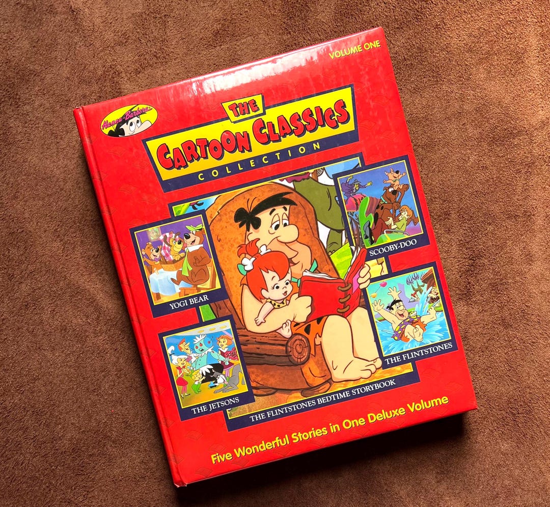 The CARTOON CLASSICS COLLECTION - 90s Large Hardcover Book - Etsy