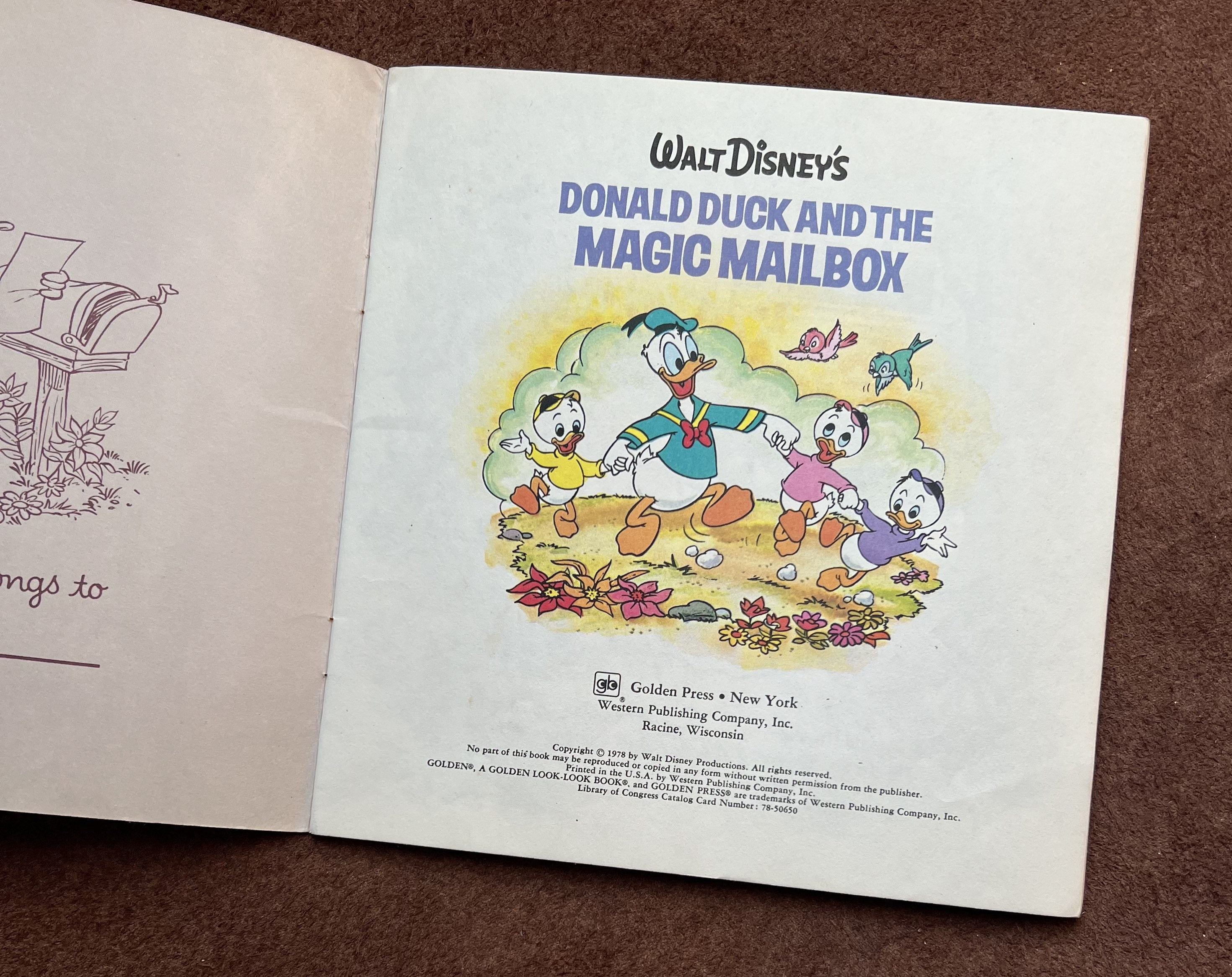Vintage 70s Donald Duck and the Magic Mailbox Paperback Book - Etsy