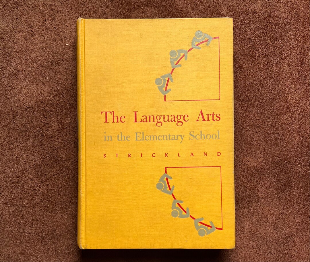 Vintage 1950s Hardcover Book - the Language Arts One the Elementary ...