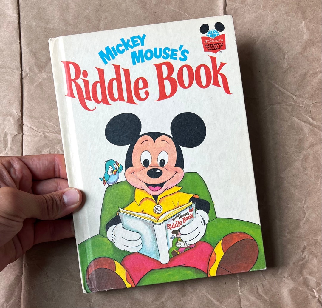 Vintage Mickey Mouse’s Riddle Book - Etsy