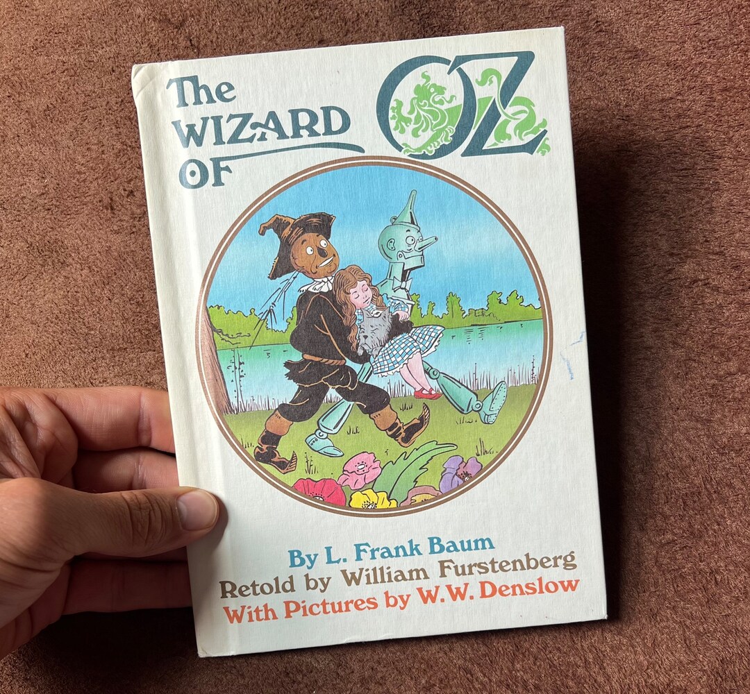 The WIZARD OF OZ - Hardcover Childrens Book - Etsy