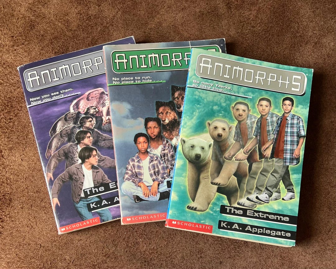 Vintage 90s ANIMORPHS Collection of 3 Book - Etsy