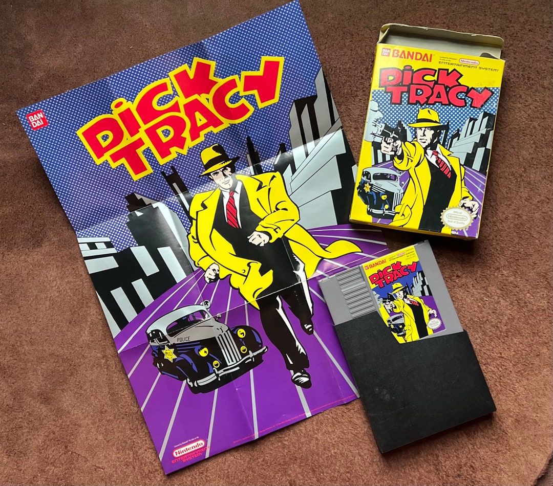 Vintage Nintendo DICK TRACY Game in Box - 1985 - Etsy